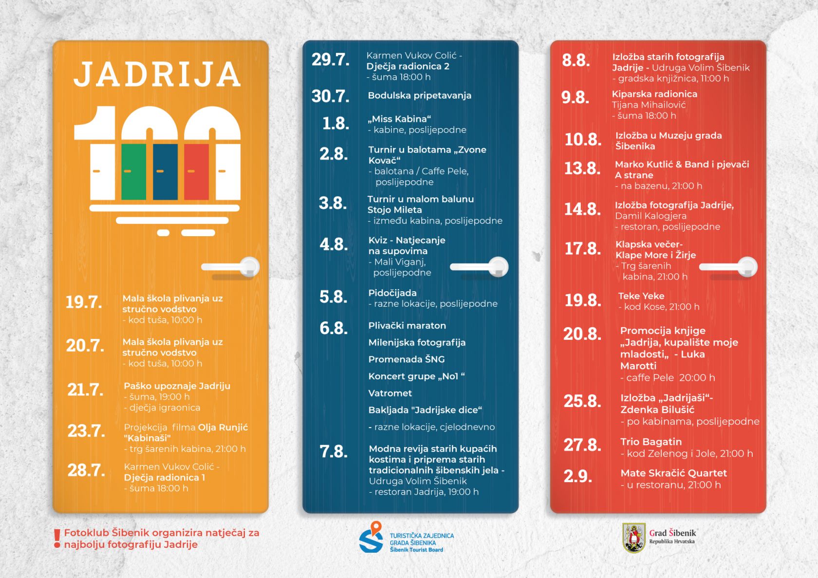 Jadrija 100 (+3) | Godišnjica gradskog kupališta